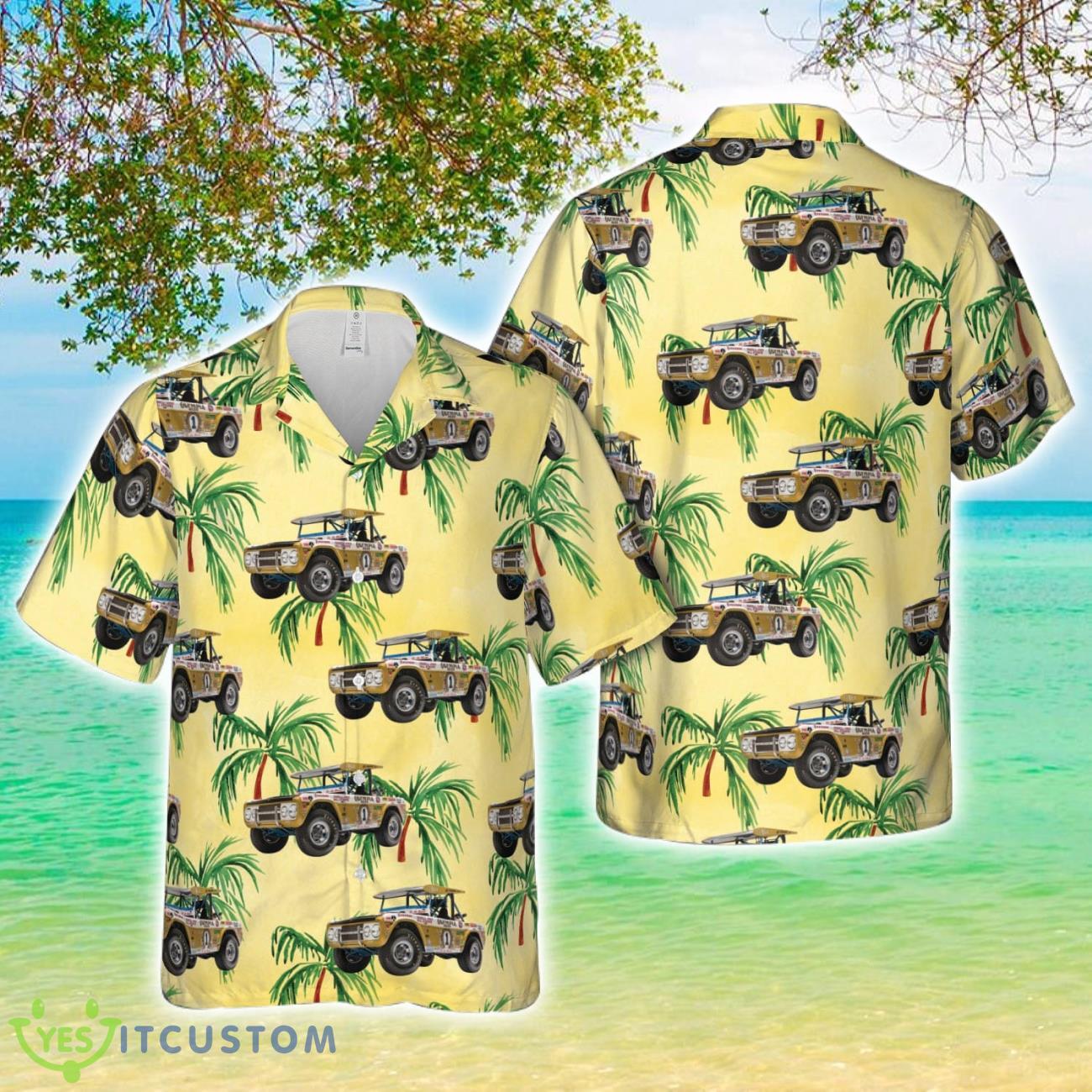 Ford Bronco Big Oly Off-Road Racing 3D Printed Aloha Hawaiian Shirt ...