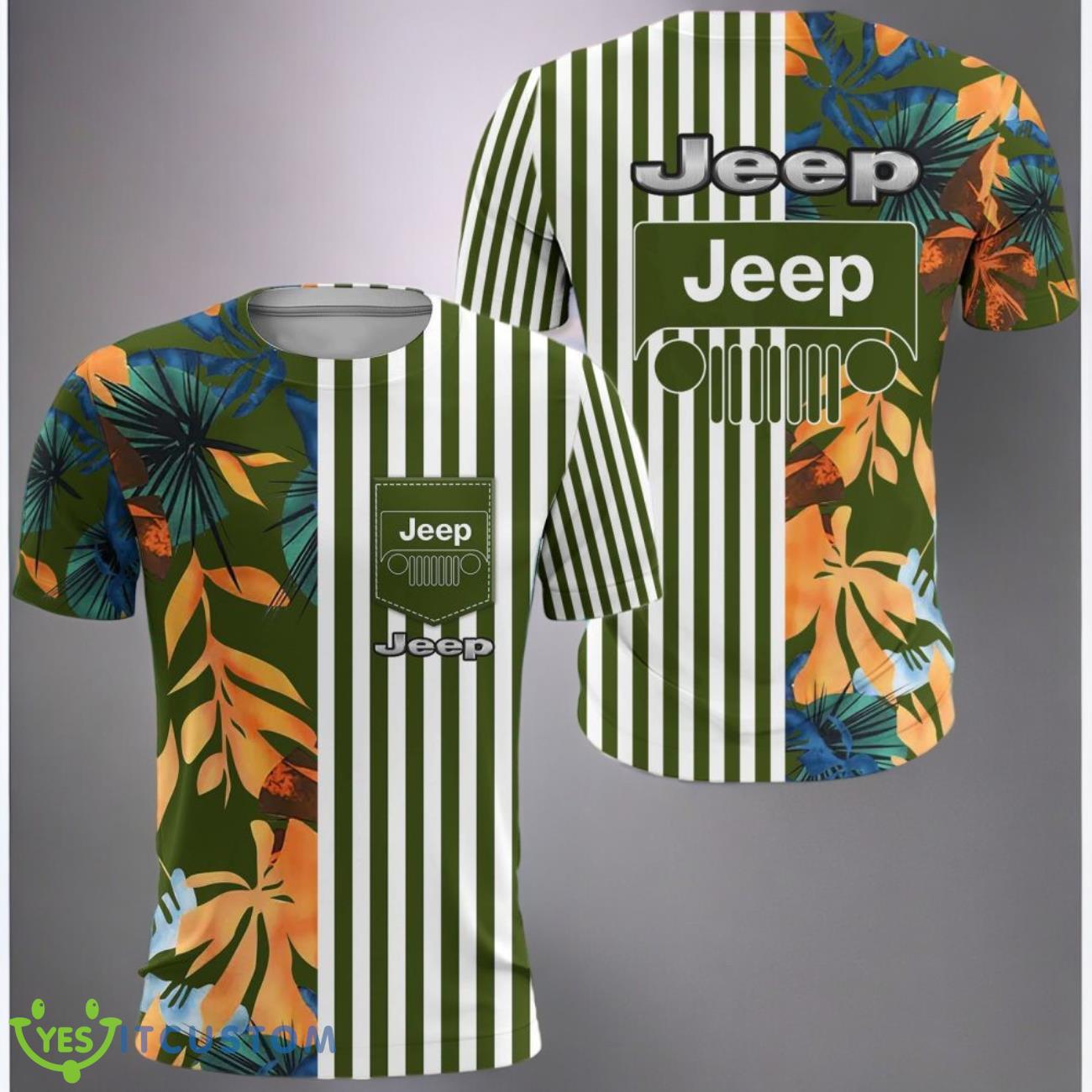 Jeep Combo 3D Shirt Trending Aloha 2024 For Men Women - YesItCustom