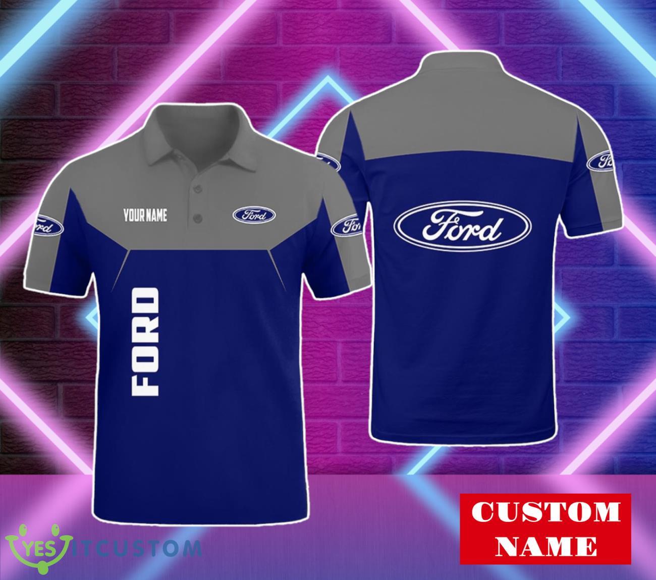 Ford 3D Polo Shirt Custom Name Edition Big Love For Famous Brand ...