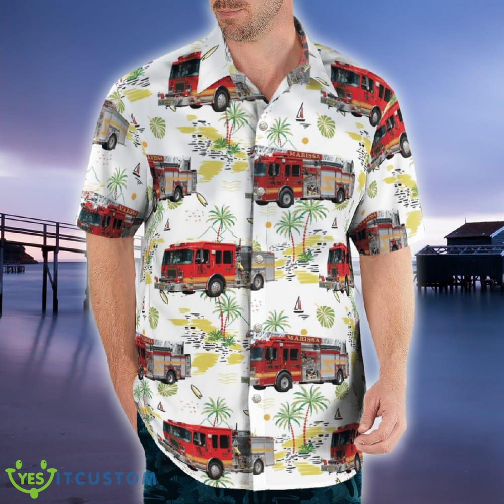 Marissa Fire Department Marissa Illinois Hawaiian Shirt - YesItCustom