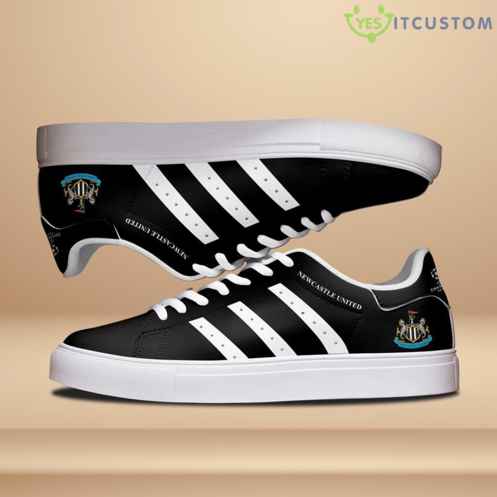 Newcastle United Black White Trim Design Low Top Skate Shoes Gift ...