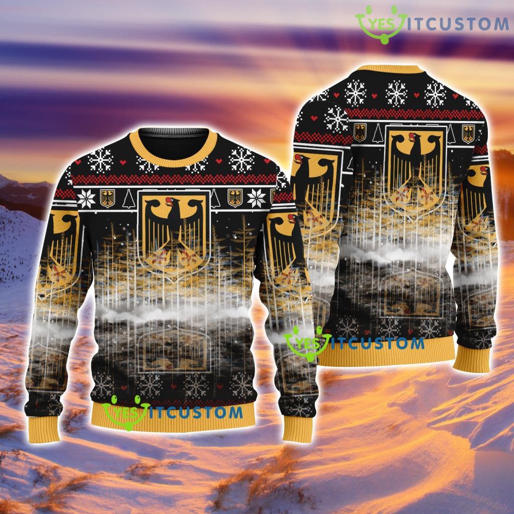 Germany National Football Logo Christmas Ugly Sweater New Designs For ...