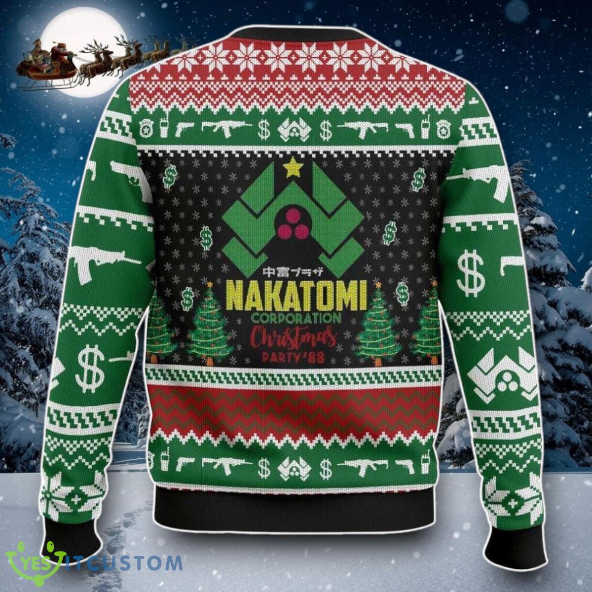 McClane Now I Have A Machine Gun. Ho Ho Ho Christmas Ugly Sweater A ...