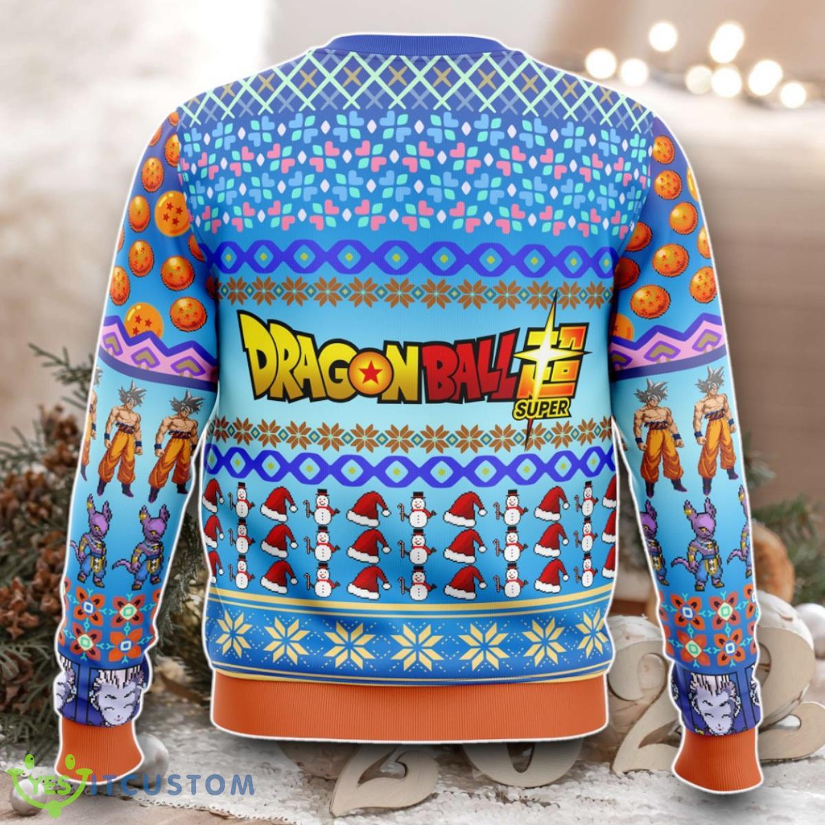 Ultra Instinct Goku DBZ Ugly Christmas Sweater Best Gift - YesItCustom
