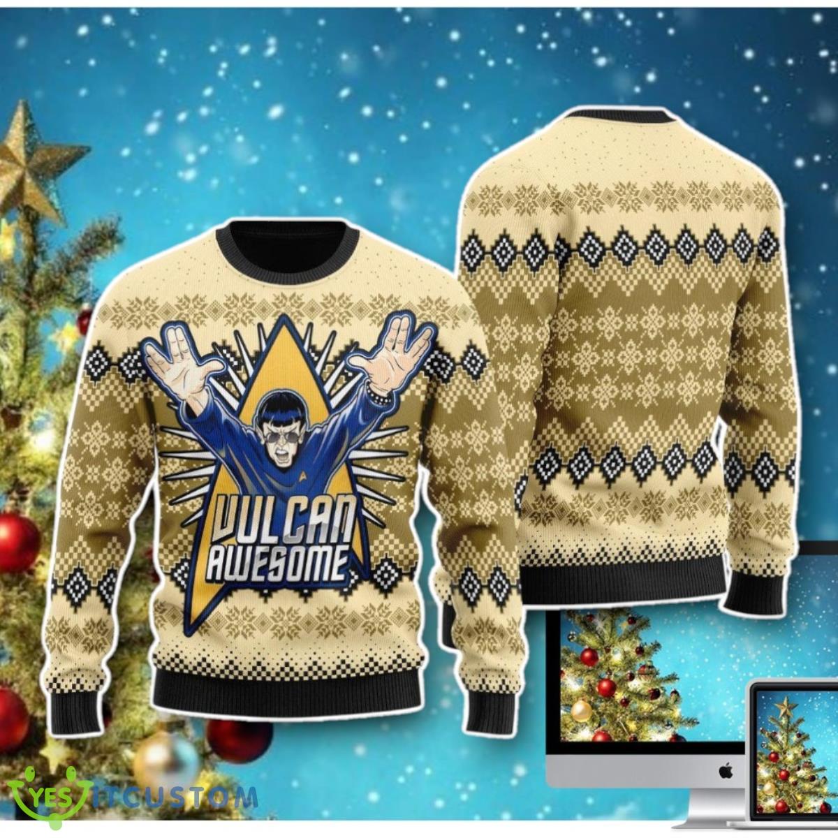 Vulcan Awesome Christmas Sweater Impressive Gift - YesItCustom