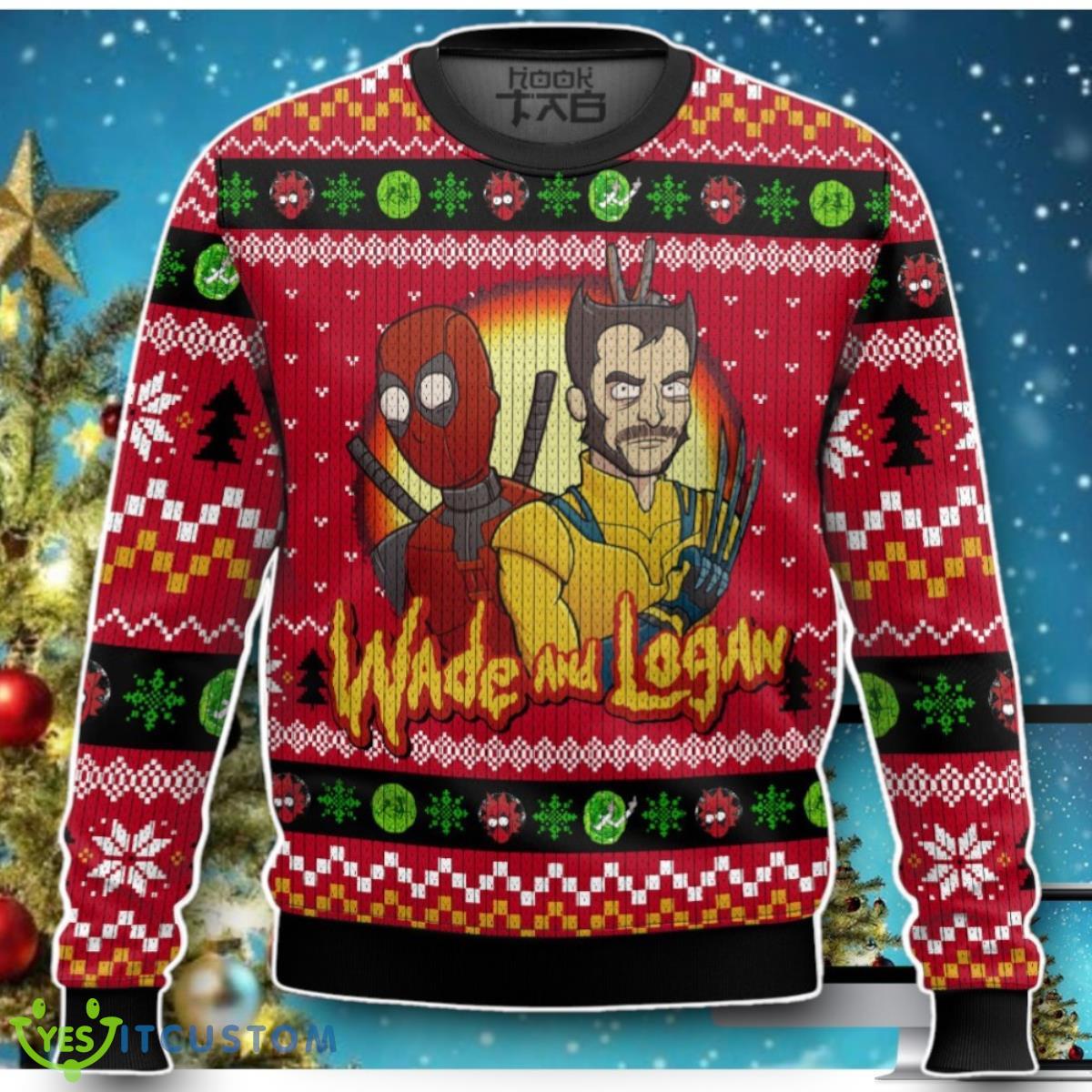 Wade And Logan Ugly Sweater Impressive Gift - YesItCustom