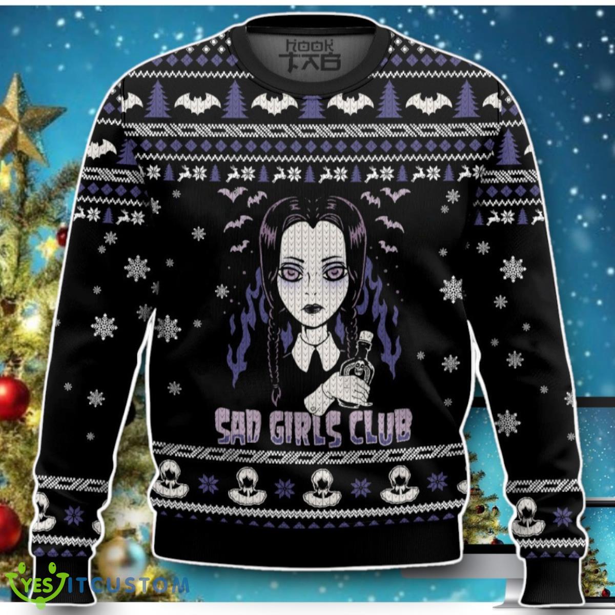 Wednesday Addams Ugly Sweater Impressive Gift - YesItCustom