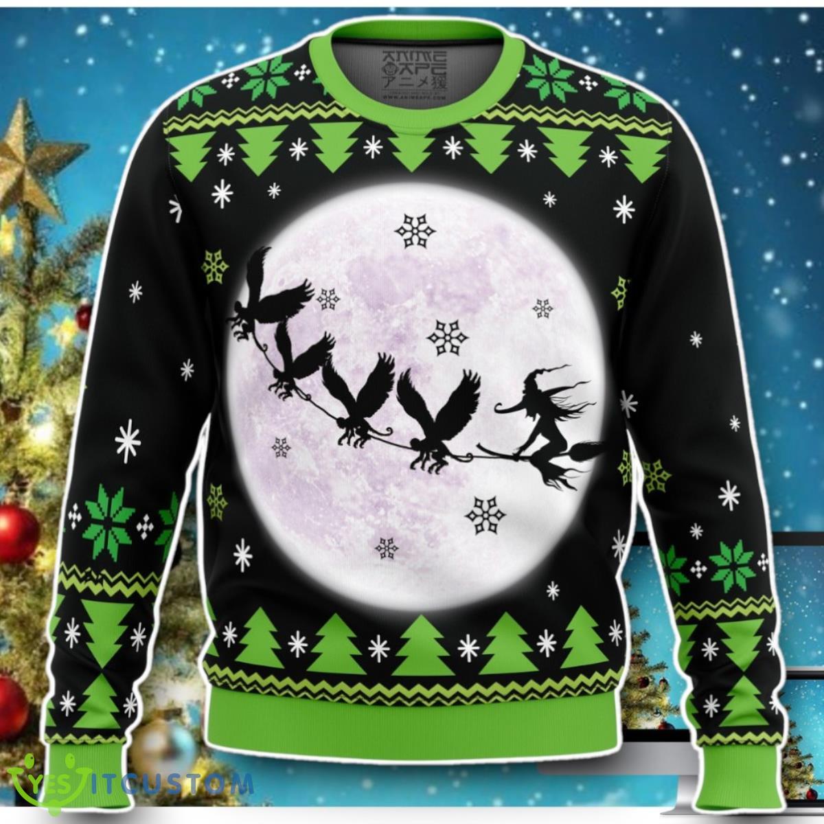 Wicked The Musical Ugly Christmas Sweater Impressive Gift - YesItCustom